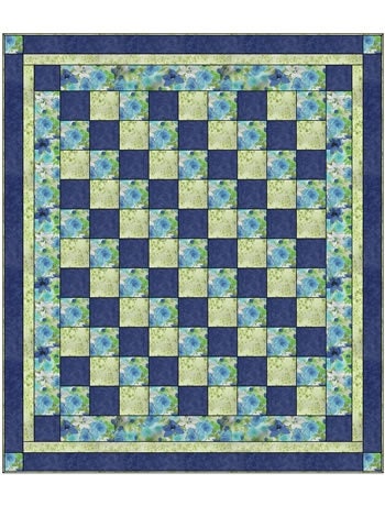 Downloadable Four Square Quilt Pattern Easy 3 Yard Design | Etsy New ...