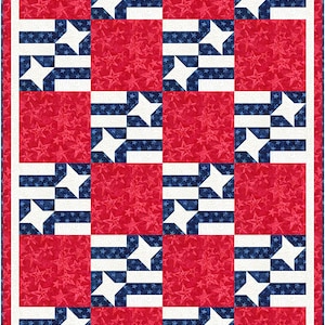 Patriotic Pride 3-yard Quilt Pattern - Digital Download - Etsy