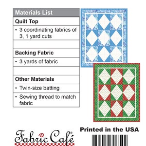 Diamond Dust 3-yard Quilt Pattern - Digital Download - Etsy