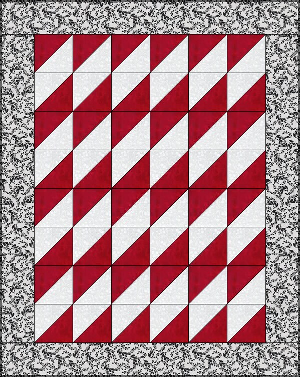 Candy Stripe 3-yard Quilt Pattern - Digital Download - Etsy