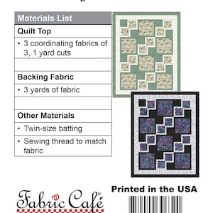 Easy Street Downloadable 3-yard Quilt Pattern - Etsy