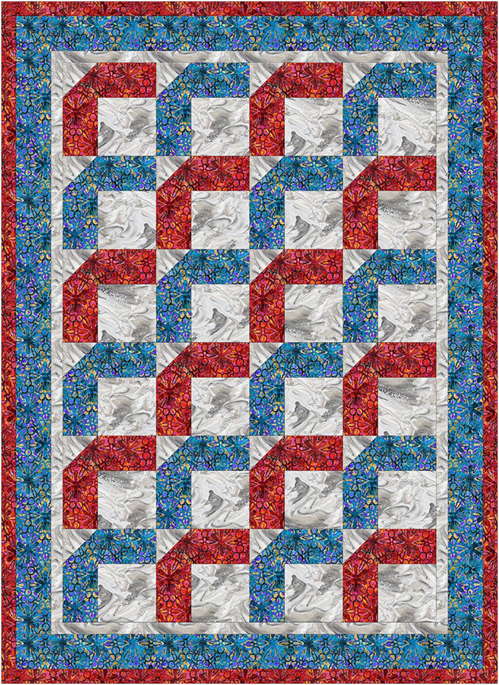 Boomerang 3-yard Quilt Pattern - Digital Download - Etsy