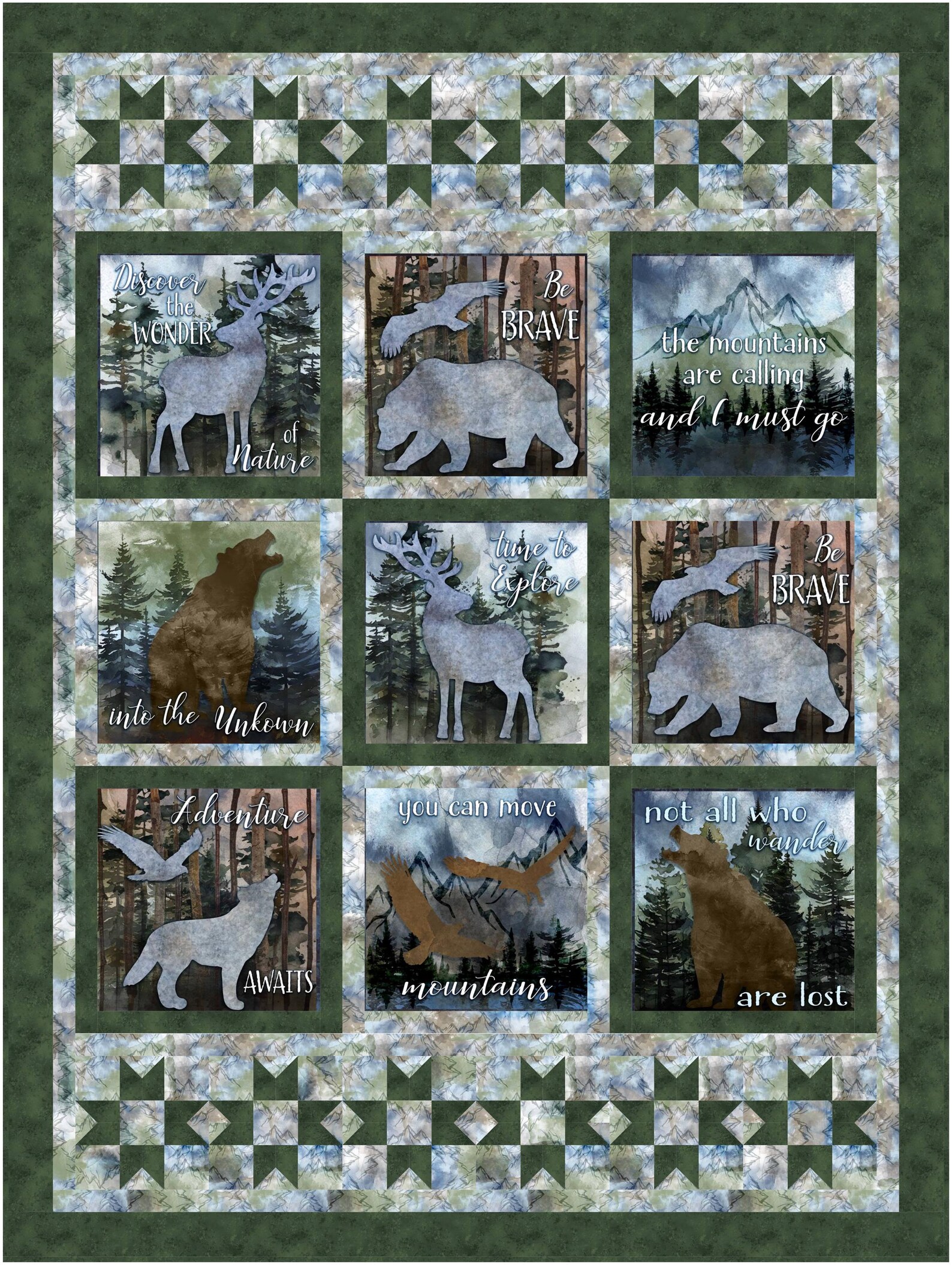 Marquee 3-yard Quilt Pattern | Perfect for 10-inch Panels - Digital ...