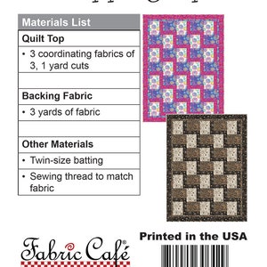 Stepping up 3-yard Quilt Pattern - Digital Download - Etsy