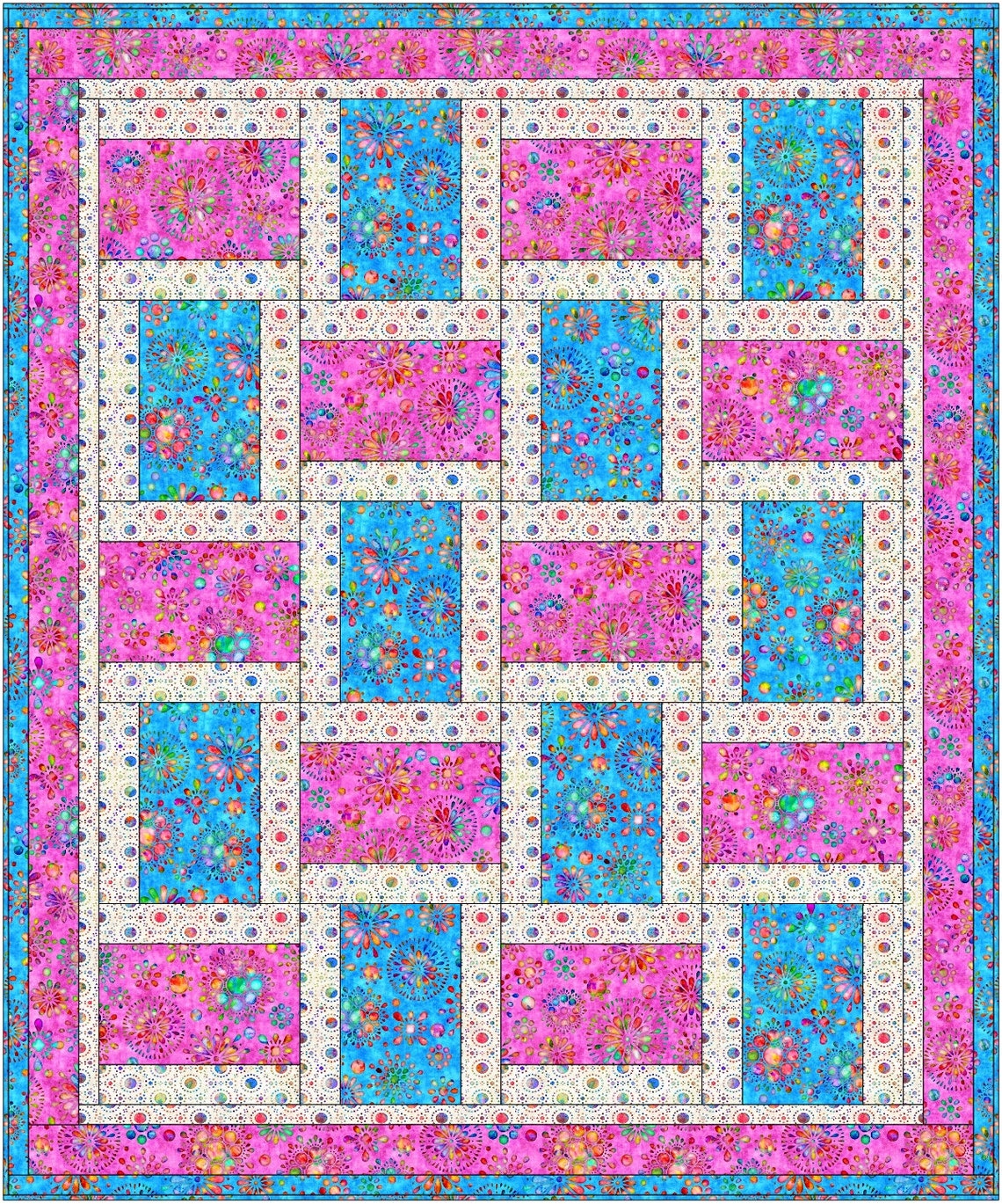 Brick Street 3-yard Quilt Pattern - Digital Download - Etsy