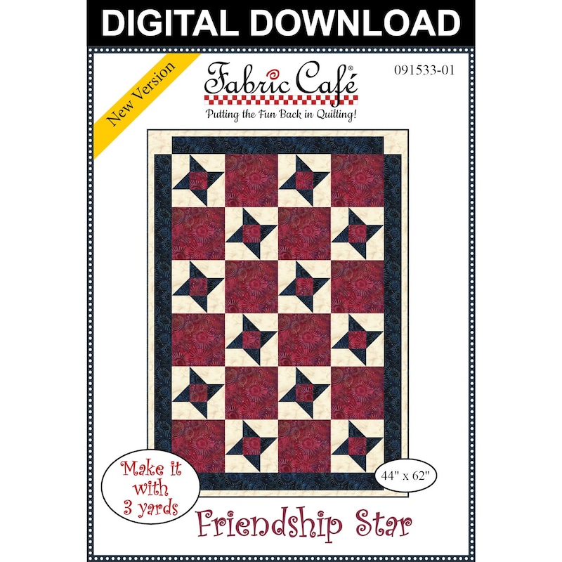 Friendship Star Quilt Kit - Etsy