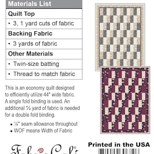 Fun Times 3-yard Quilt Pattern - Digital Download - Etsy