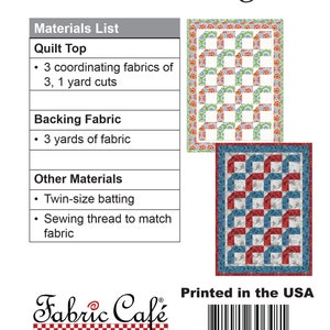 Boomerang 3-yard Quilt Pattern - Digital Download - Etsy