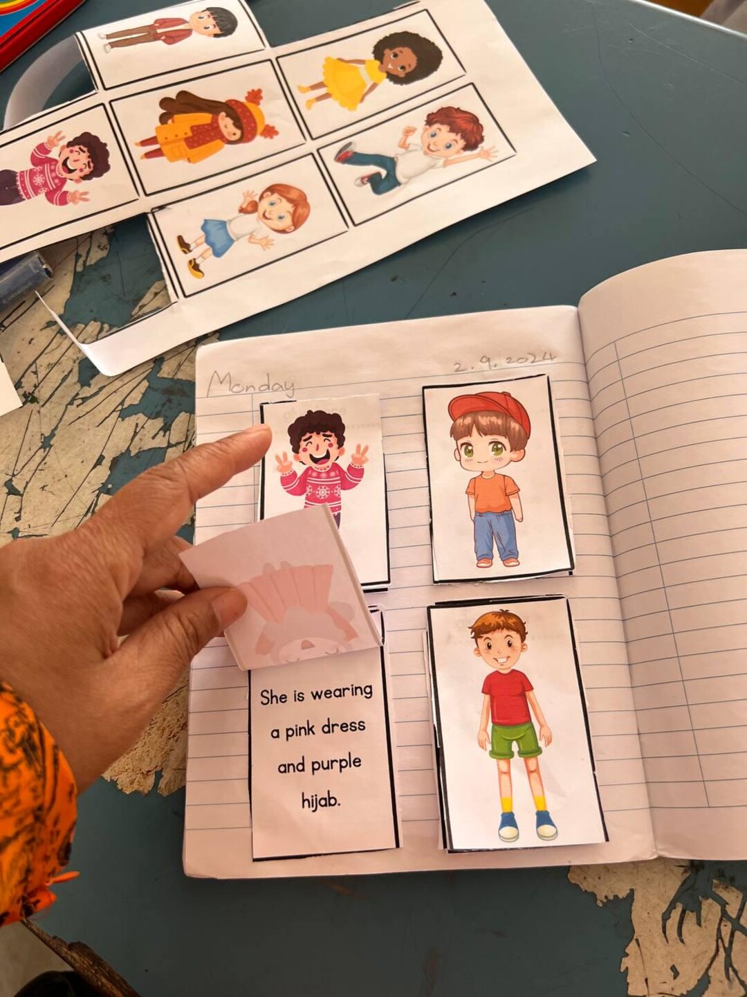 Printable Get Dressed Worksheets - Etsy