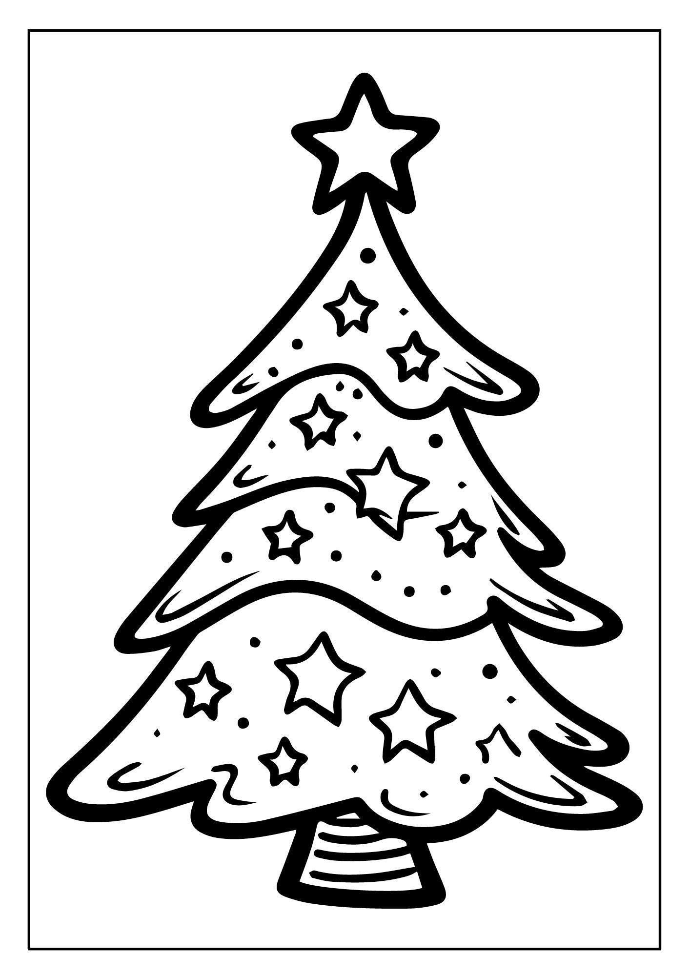 50 X Printable Christmas Colouring Pages 1 - Etsy