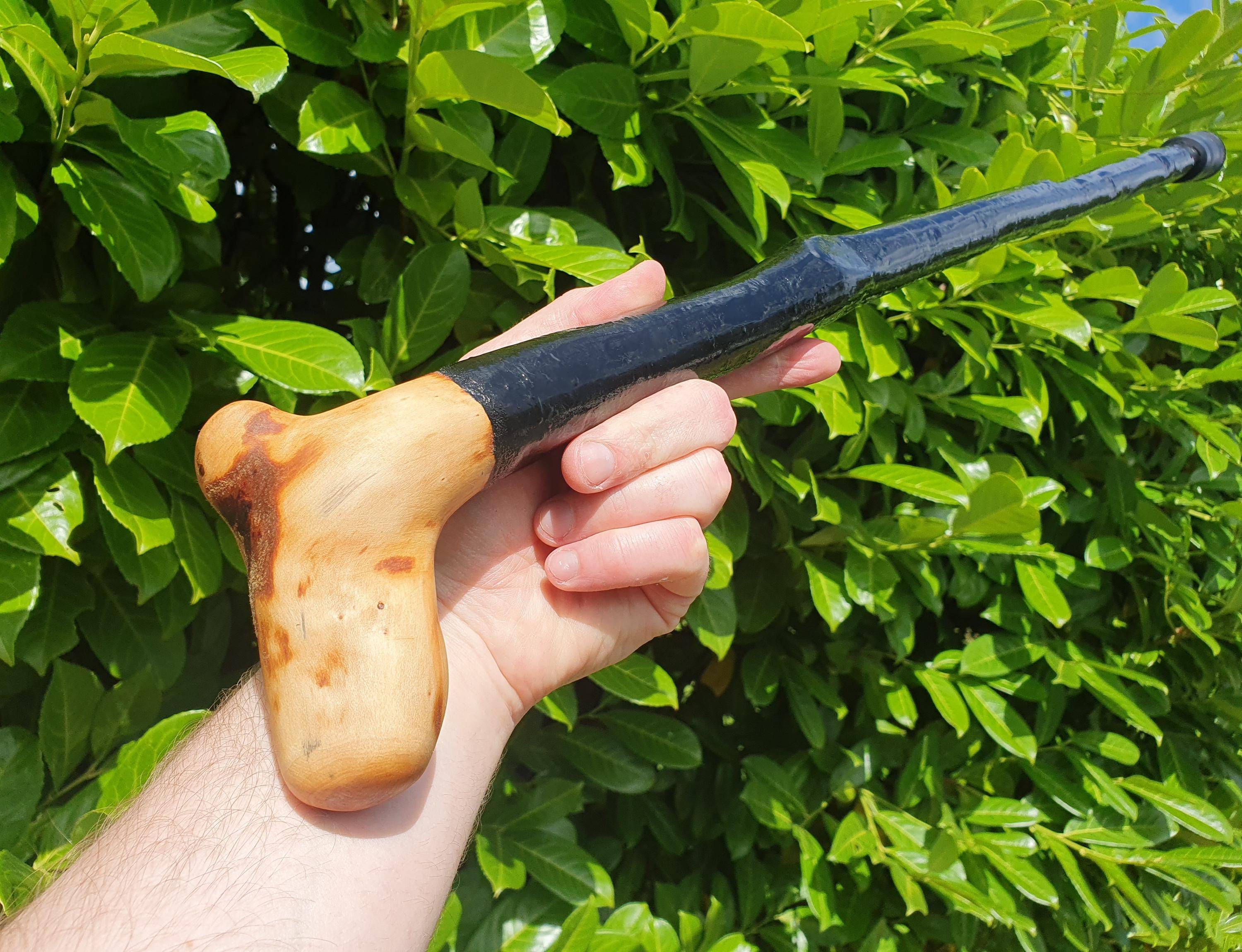 Handcrafted Irish Blackthorn Walking Stick (traditional Irish Short ...