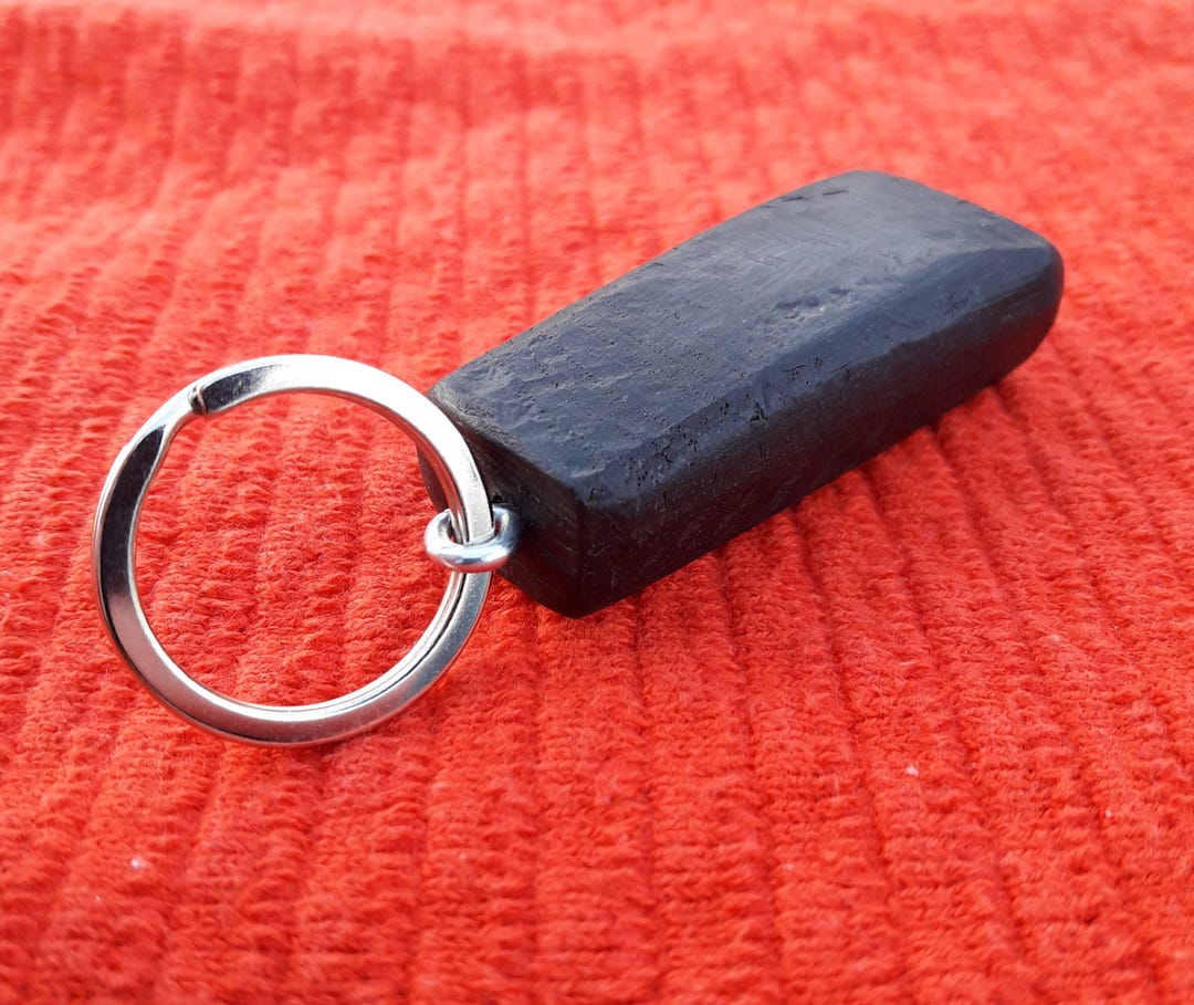 Handcrafted Irish Bog Oak Keychain 6000-YEAR Old-ancient Oak Forest ...