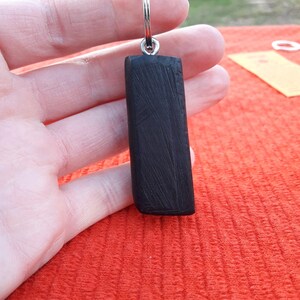 Handcrafted Irish Bog Oak Keychain 6000-YEAR Old-ancient Oak Forest ...