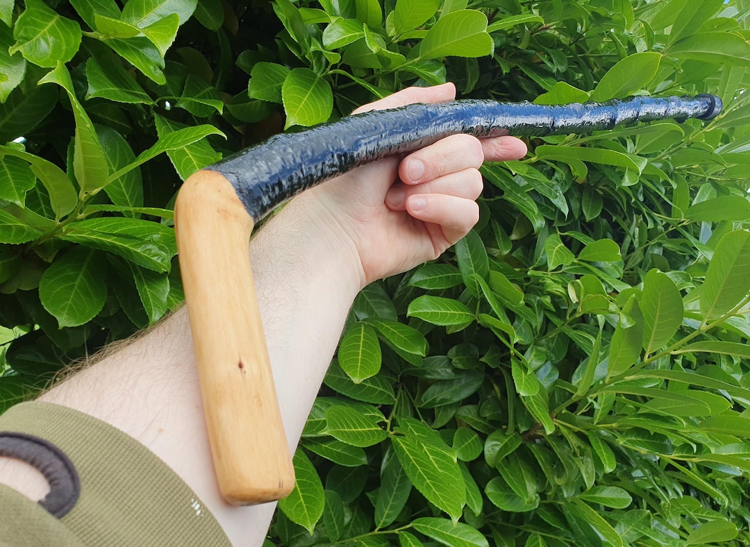 Handcrafted Irish Blackthorn Walking Stick traditional Irish Knuckle ...
