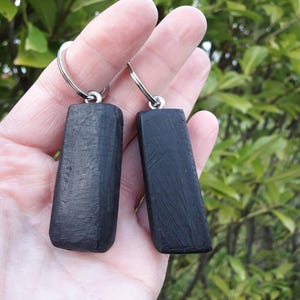 Handcrafted Irish Bog Oak Keychain 6000-YEAR Old-ancient Oak Forest ...