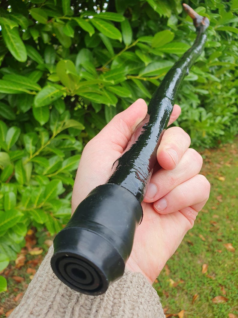 Irish Blackthorn Walking Stick Crows Head Design traditional Irish ...