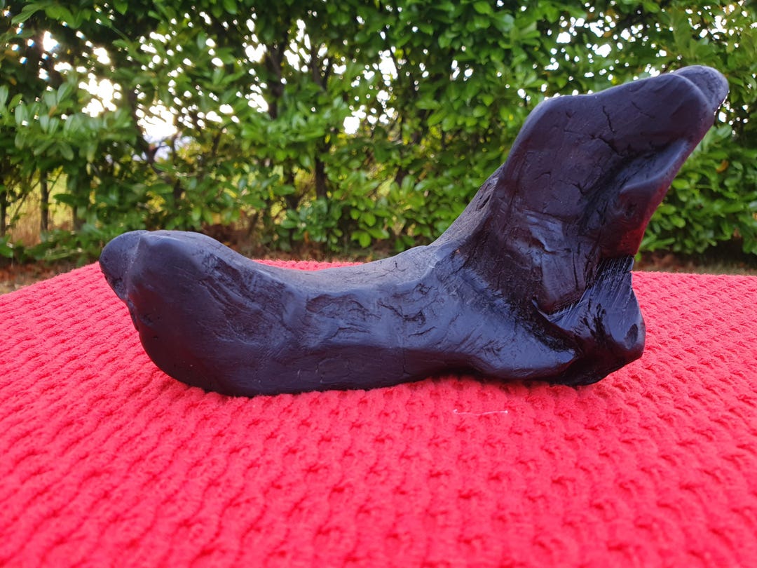 Handcrafted Irish Bog Oak Ornament , Natural Ancient black Seal ...