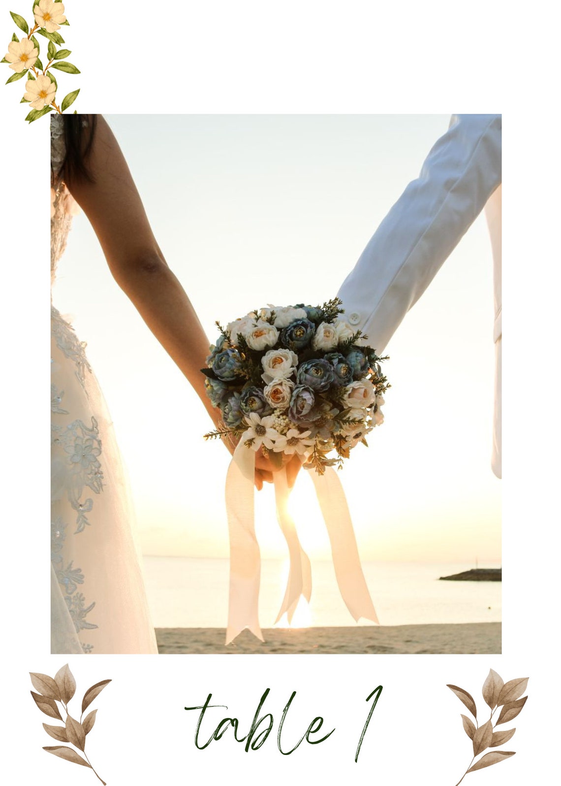 Wedding Table Numbers With Picture - Etsy