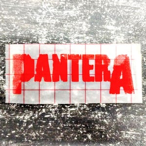 Pantera Vinyl Decal Buy One Get One Free Heavy Metal Cowboys From Hell Walk Im Broken Cemetery ...