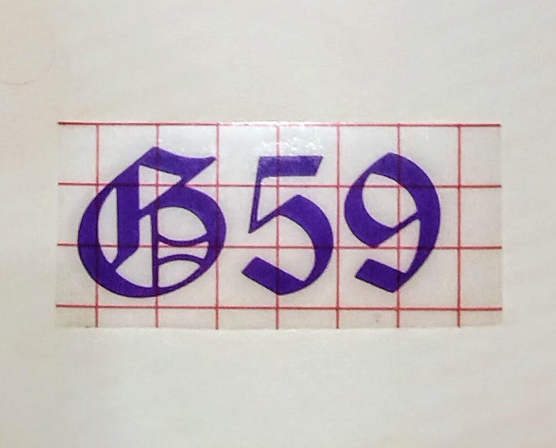 Old English Record Logo Vinyl Decal, Buy One Get One Free, G59 ...
