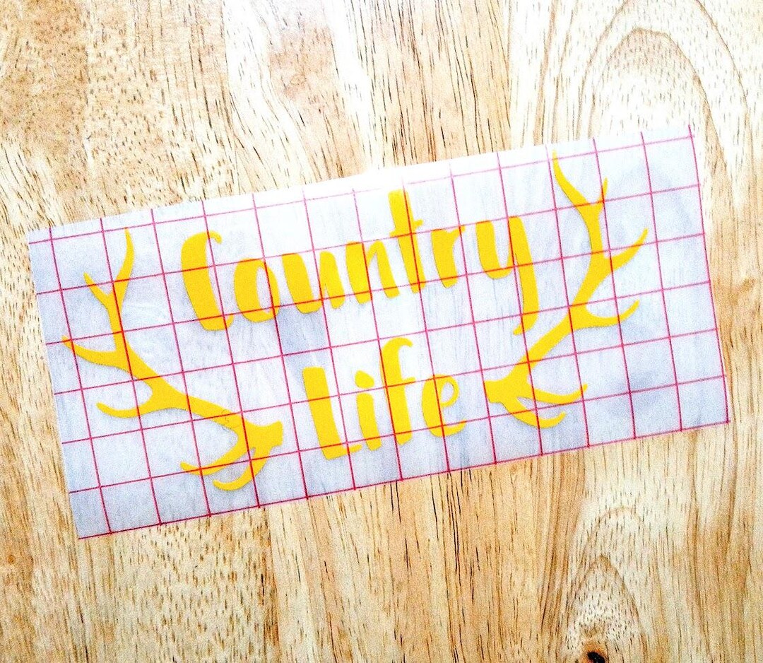 Deer Antlers Country Life Vinyl Decal, Buy One Get One Free, Lifestyle ...