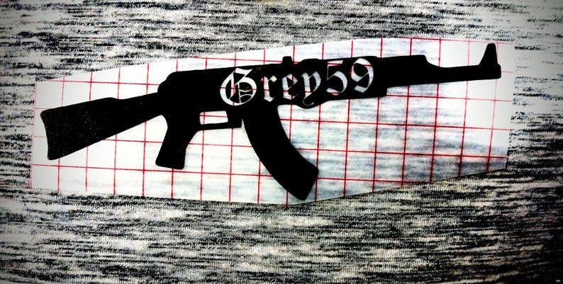Grey59 AK Vinyl Decal | Suicideboys | G59 | Greyfivenine | Rap/hip-hop ...