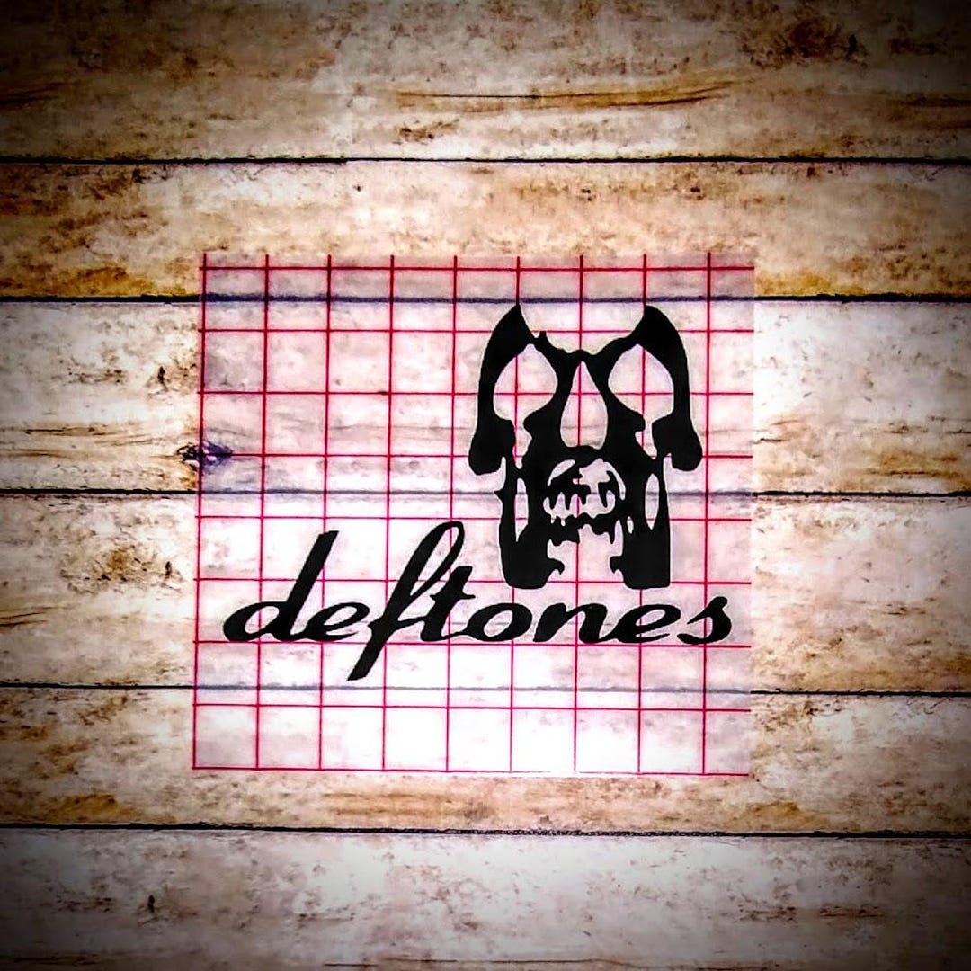 Deftones Vinyl Decal | Cherry Waves | Around the Fur | Be Quiet and ...