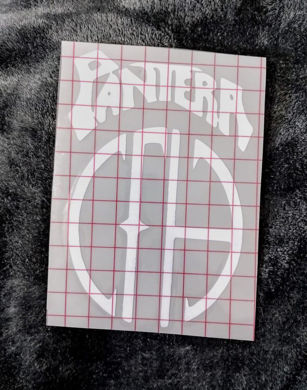 Pantera CFH Vinyl Decal, Heavy Metal, Cowboys From Hell, Cemetery Gates ...