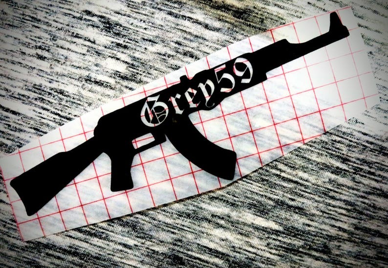 Grey59 AK Vinyl Decal | Suicideboys | G59 | Greyfivenine | Rap/hip-hop ...