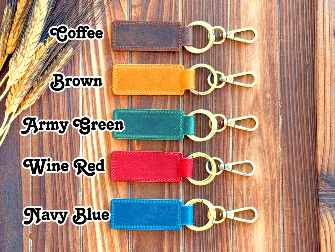 High-end Keychain Handmade Premium Quality Genuine Leather Accessory ...