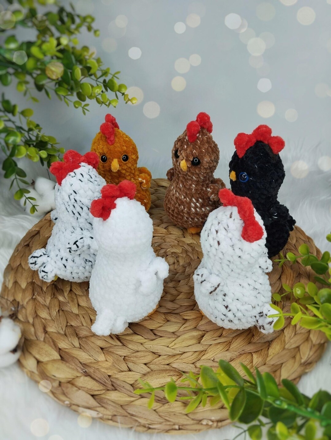 Ryaba's Chicken Crochet Pattern Amigurumi Chicken Pattern Easy Plushie ...