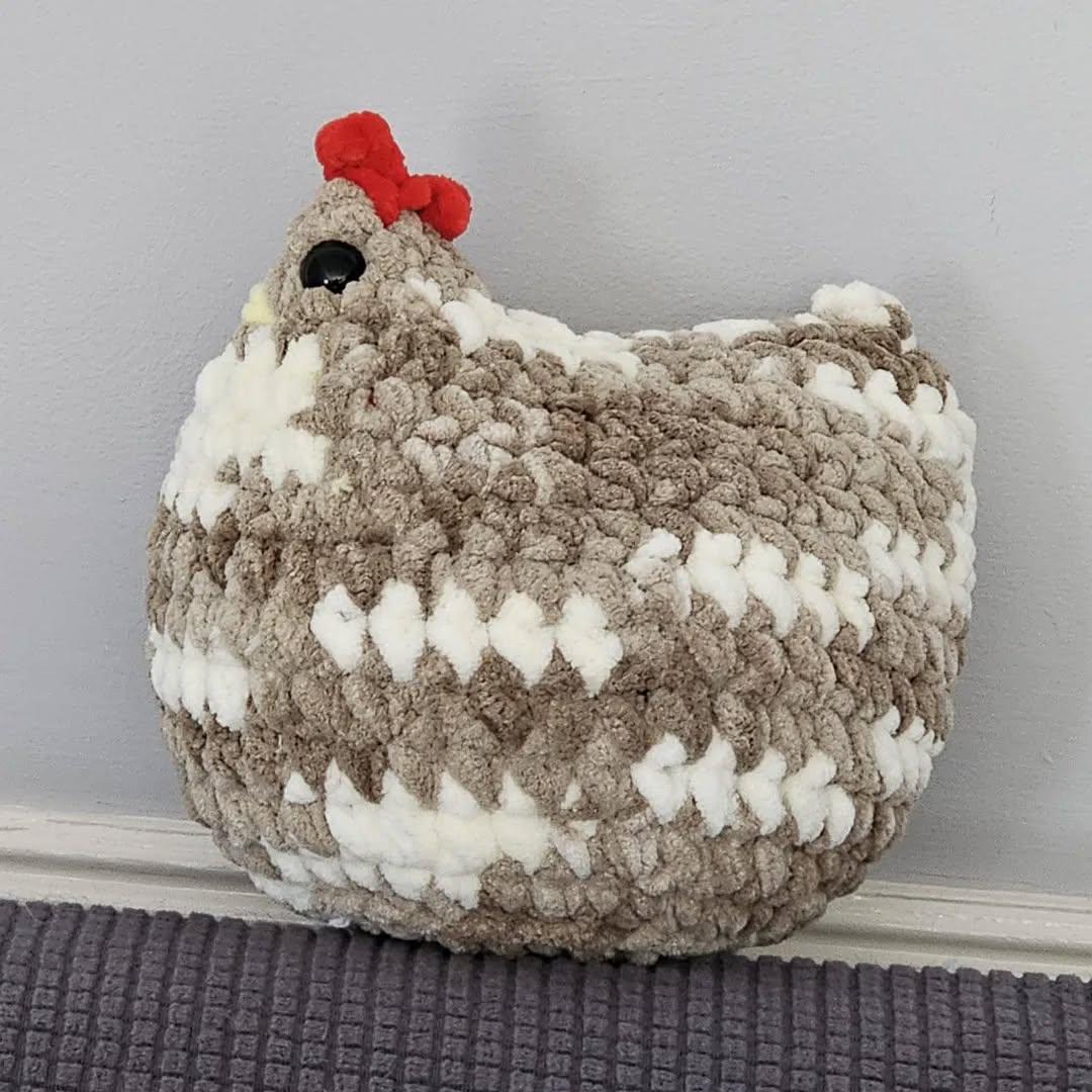 Chunky Chicken Crochet Pattern, Stuffed Plush Easy Cute Chicken ...