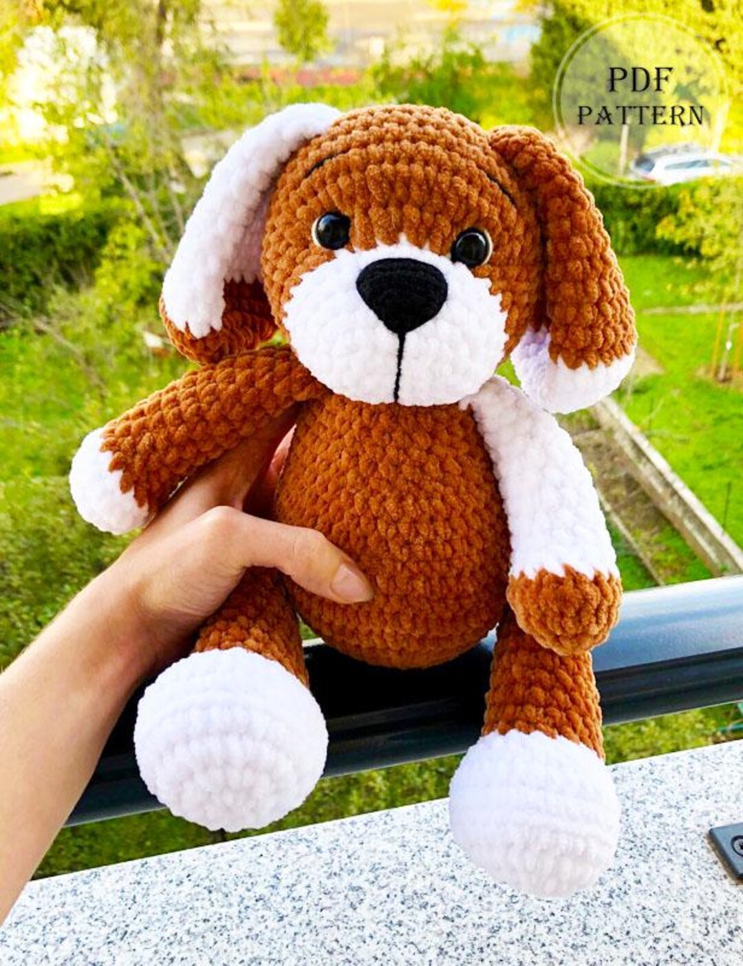 Amigurumi Plush Dog Cooper Pattern Crochet Dog, Amigurumi Tutorial PDF ...