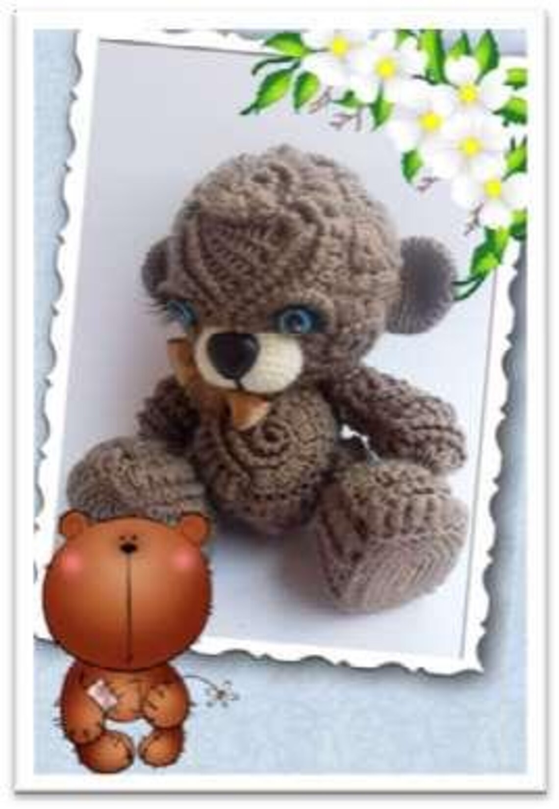 Fifi Bears Crochet Pattern Amigurumi Crochet Toy Pattern Pdf, Easy Cute ...