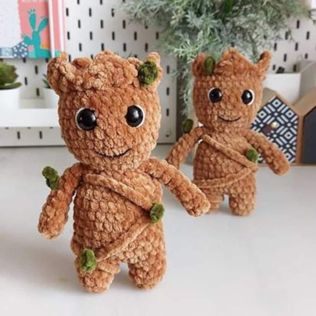 Baby Groot Cute Amigurumi Groot Crochet Pattern - Easy Groot Cartoons ...
