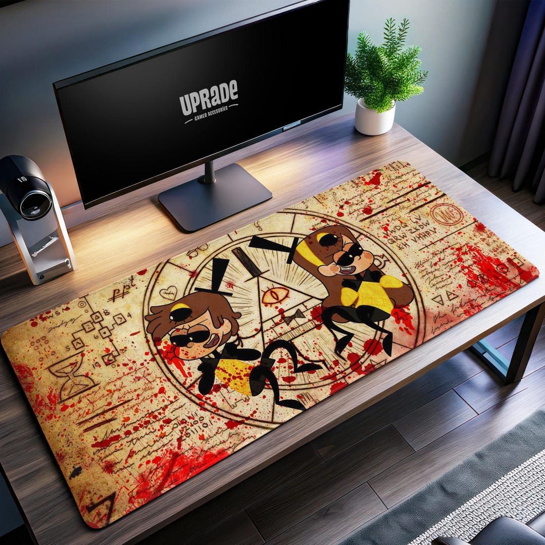 Gravity Falls Adventure Gaming Desk Mat - Dipper & Mabel Pines Mystery ...