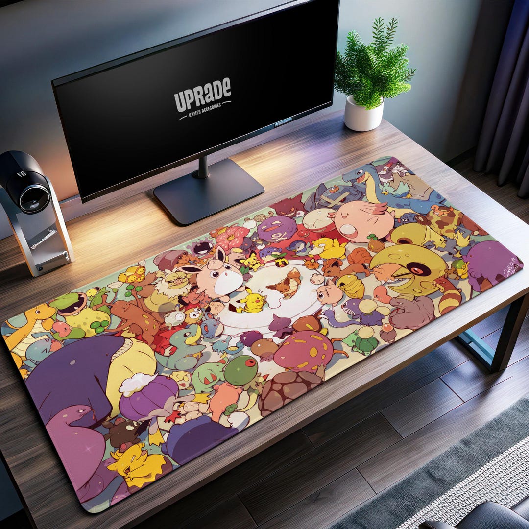 Ultimate Pokémon Gathering Desk Mat - Vibrant Full Color, Collector's ...