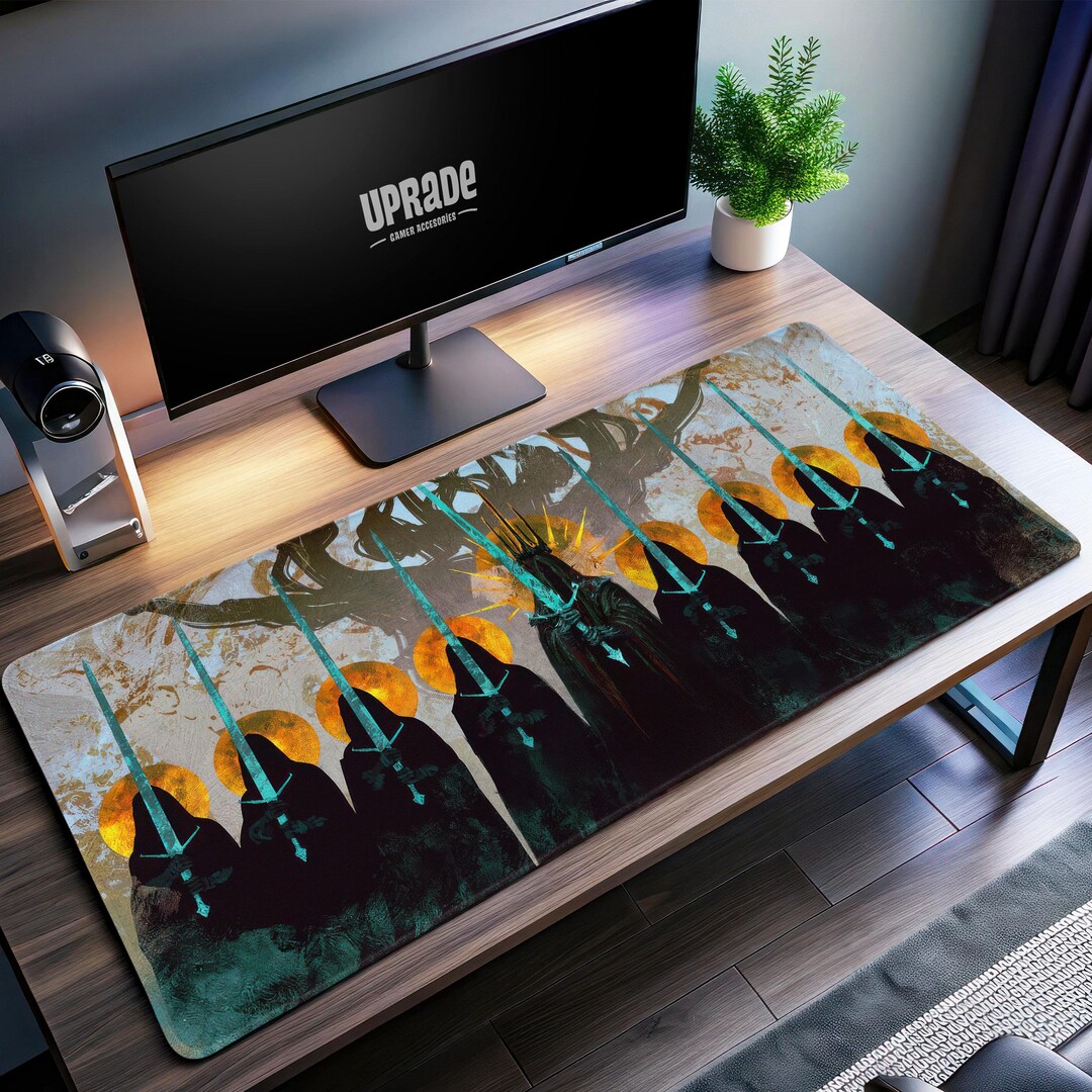 Ringwraiths Under Moonlight Gaming Desk Mat Lord of the Rings Inspired ...