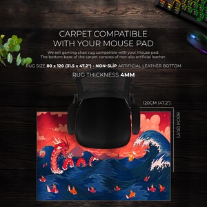 Epic Pokémon Battle Desk Mat - Gyarados and Magikarp Seascape, Perfect ...