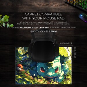 Bulbasaur Forest Hideout Mouse Pad Peaceful Pokémon Nature Scene, Ideal ...