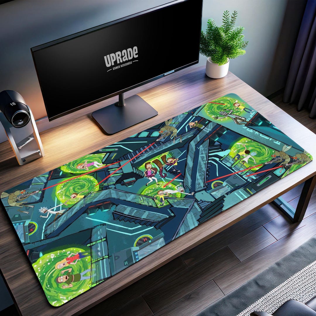 Rick and Morty Multiverse Mayhem Mouse Pad Dive Into Dimensional Chaos ...
