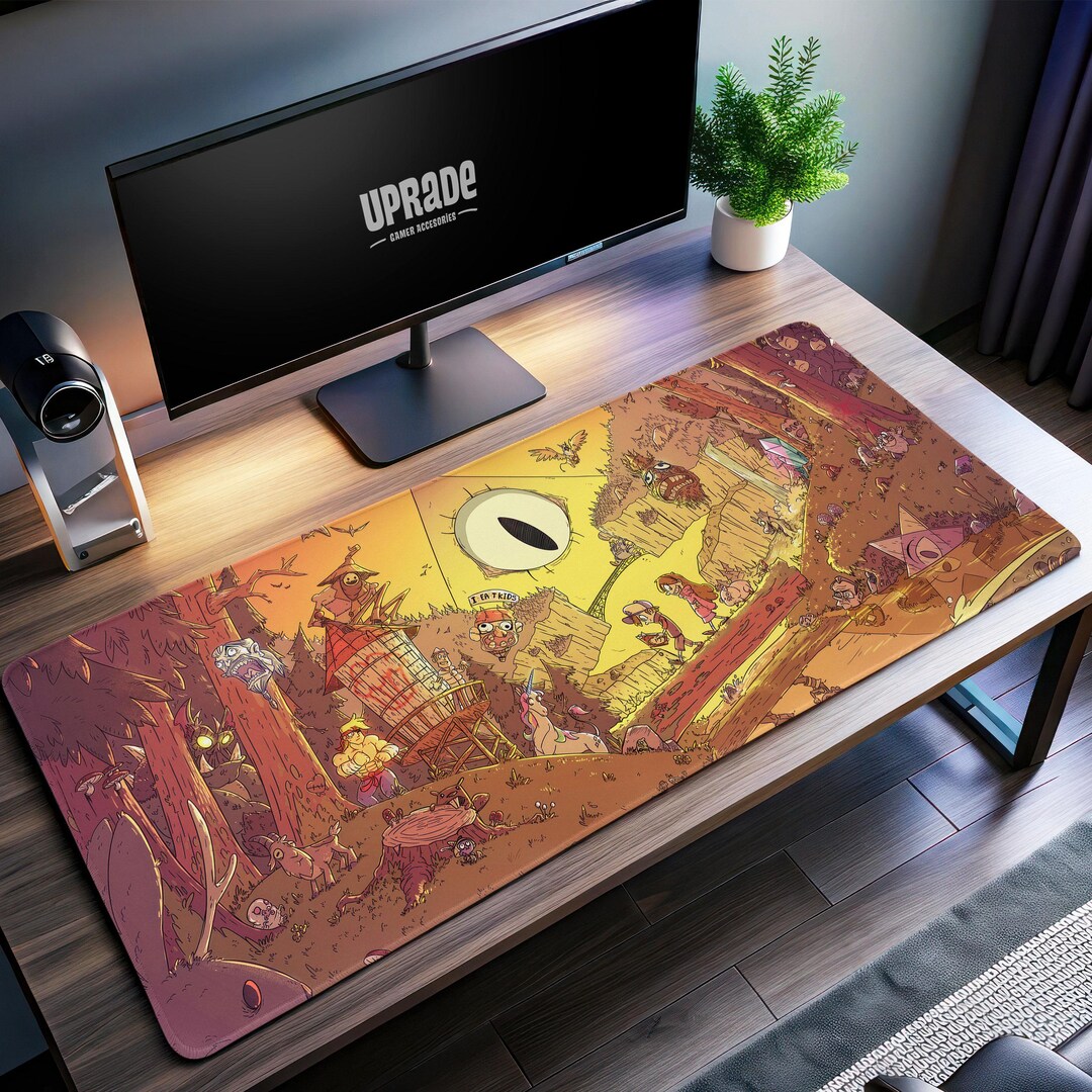 Mysterious Adventure Desk Mat - Inspired by Gravity Falls, Perfect for ...