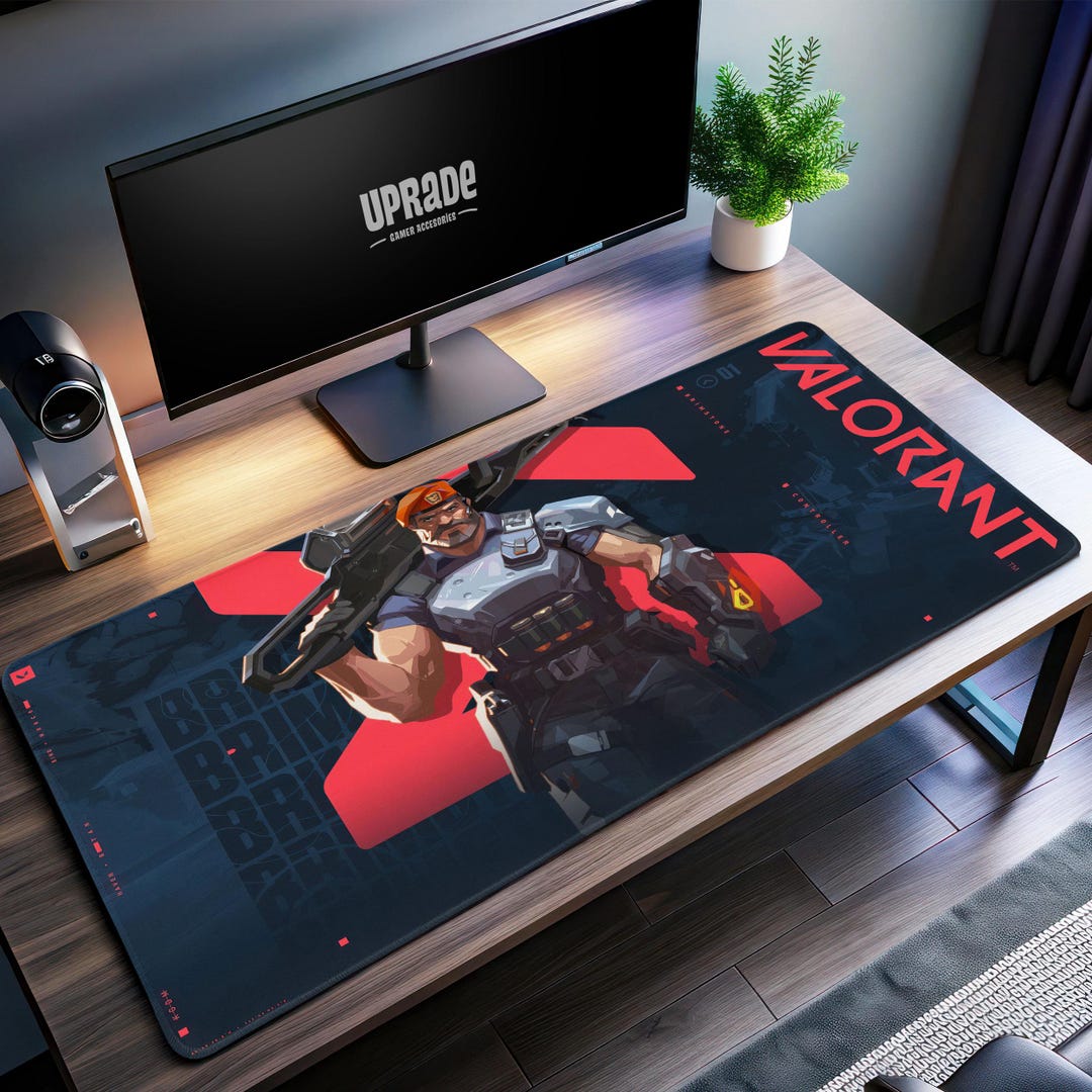 Brimstone Valorant Desk Mat - Tactical Commander Gaming Mat for FPS ...