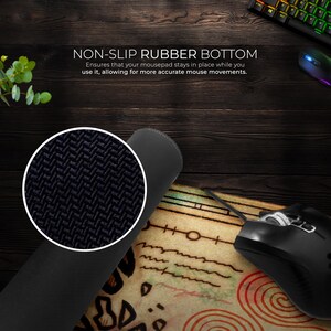 Gravity Falls Cipher Gaming Desk Mat - Mysterious Skull and Codes Mouse ...