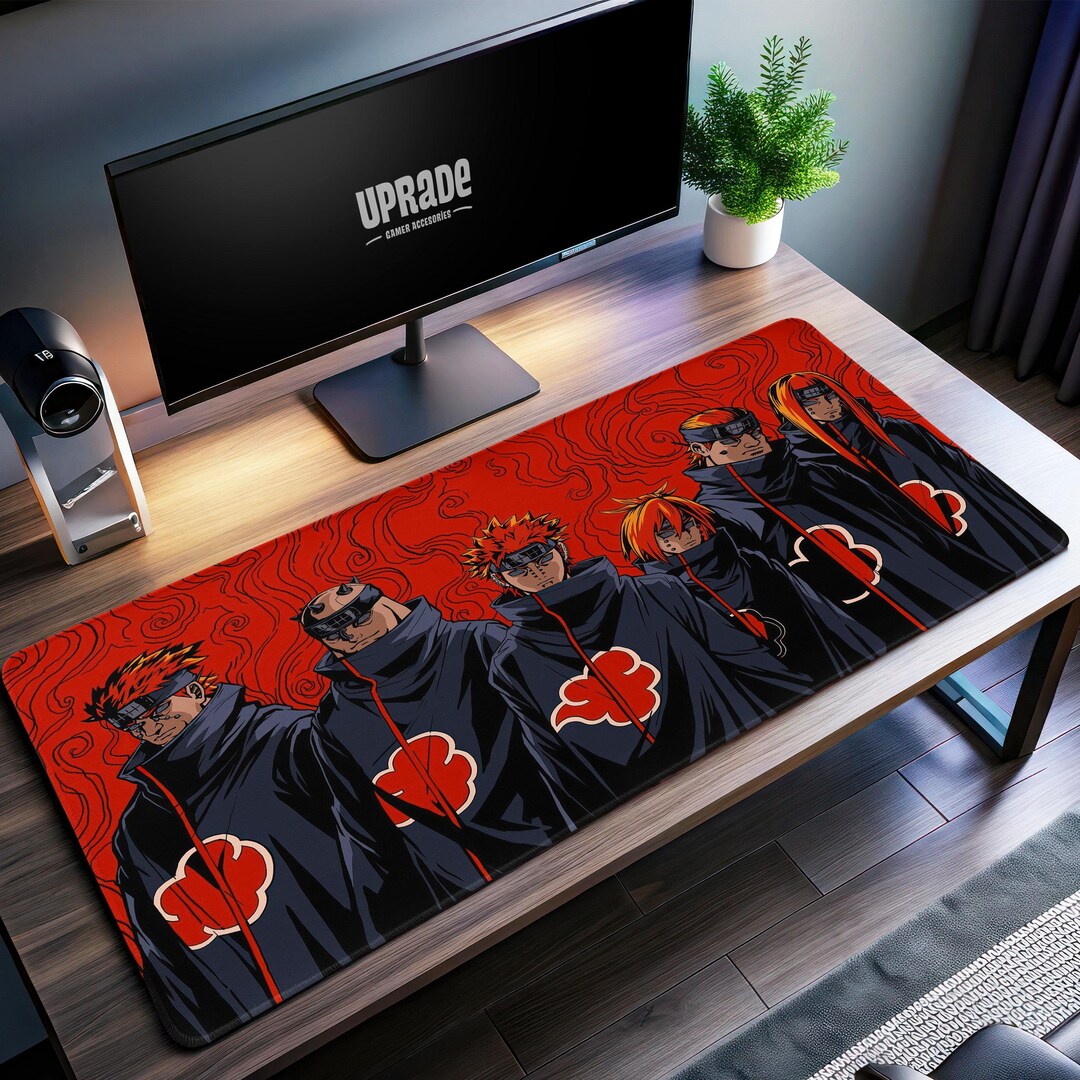 Akatsuki Members Desk Mat Naruto Anime Themed, Dramatic and Bold Gaming ...