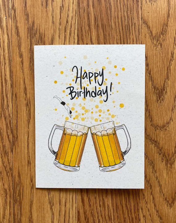 Cheers Beer Happy Birthday