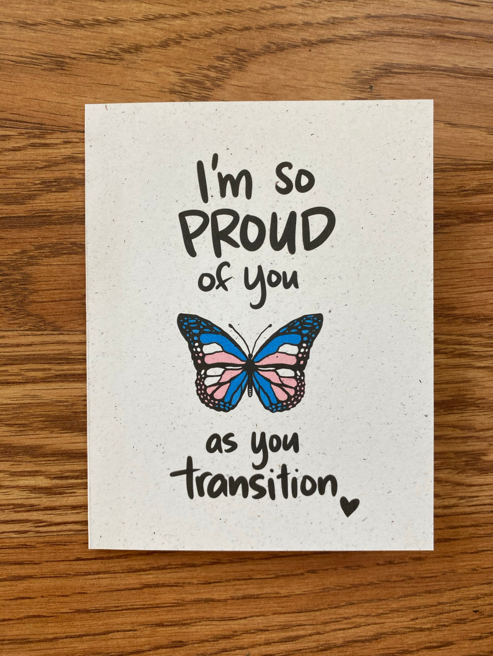 Transgender Transition Card Proud of You - Etsy