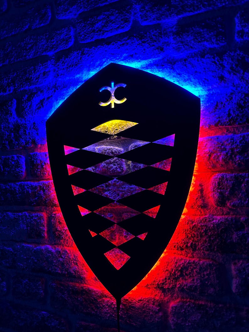 Koenigsegg Led Sign, Koenigsegg Wall Art, Koenigsegg Wall Sign ...