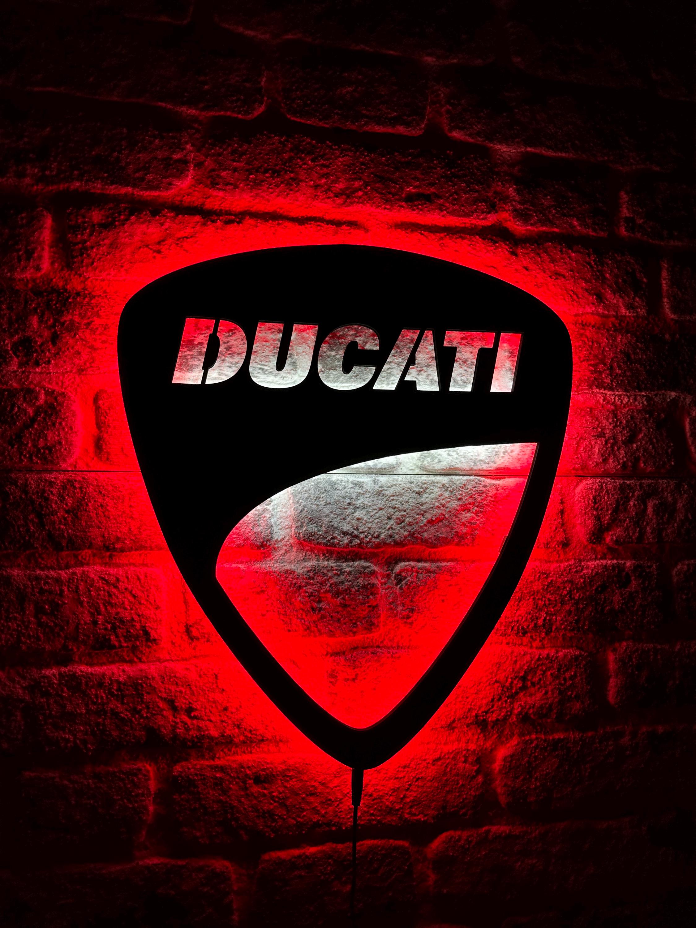 Ducati Led Sign, Ducati Wall Art, Ducati Wall Sign, Ducati Wall Decor ...