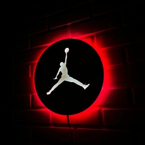Michael Jordan Led Sign, Jordan Wall Art, Air Jordan Wall Sign, Jordan ...